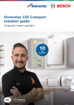 Greenstar CDI compact installer guide | Worcester Bosch