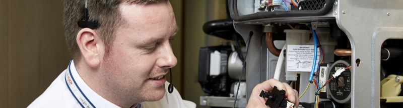 Re-routing the condensate pipe | Worcester Bosch